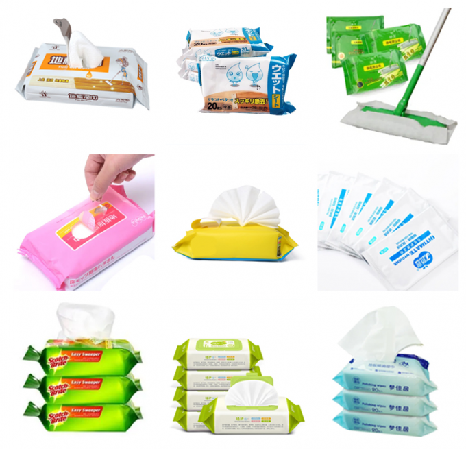 Automatic Wet Floor Wipes Packing Machine Customizable Packaging Designs