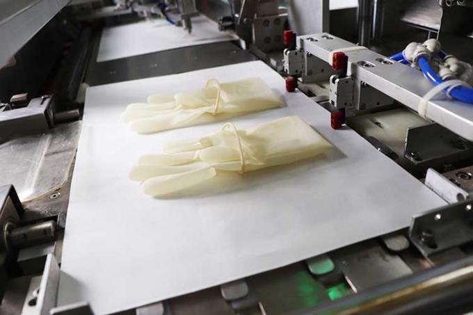 Vision System 280mm Surgical Glove Packing Machine 50 Bag / Min